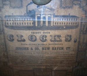 New Haven Clock Co. Labels - A Chauncey Jerome Clock Collector